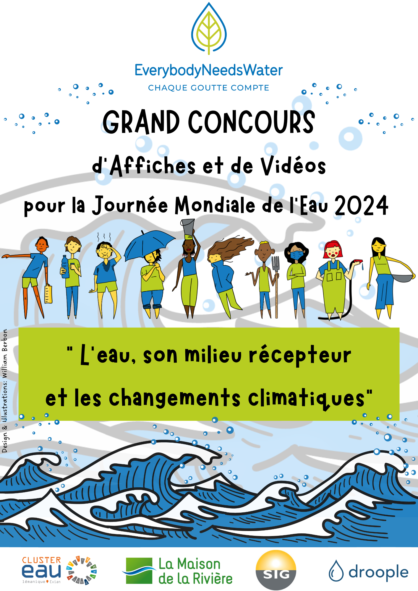 Journée mondiale de l’eau 2024 – Wilou El Ilustrador