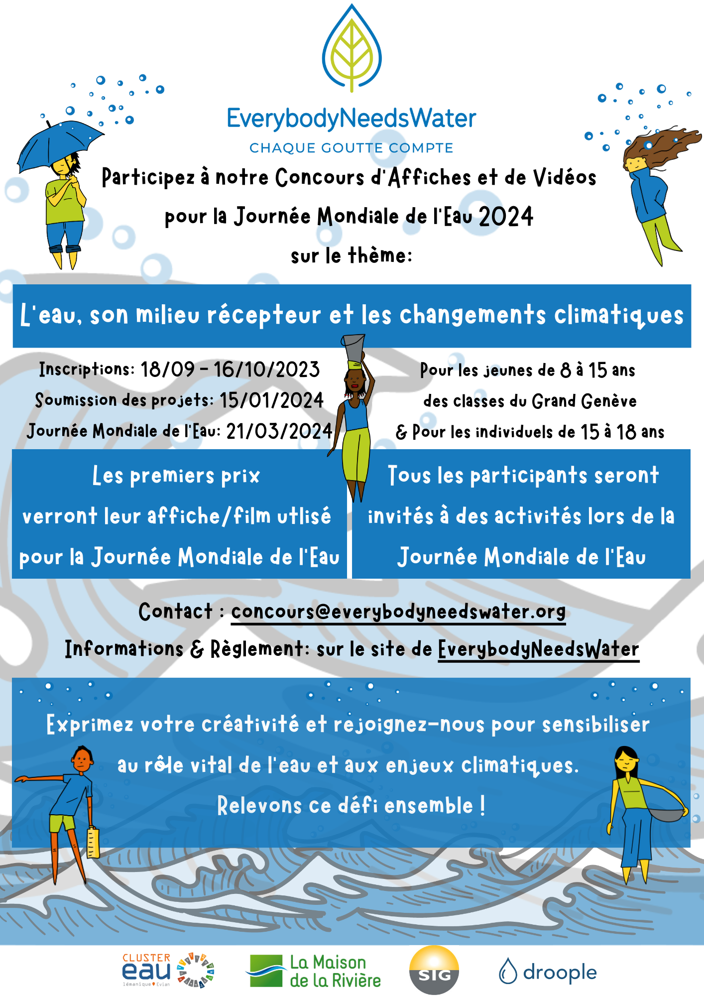 Journée mondiale de l’eau 2024 – Wilou El Ilustrador